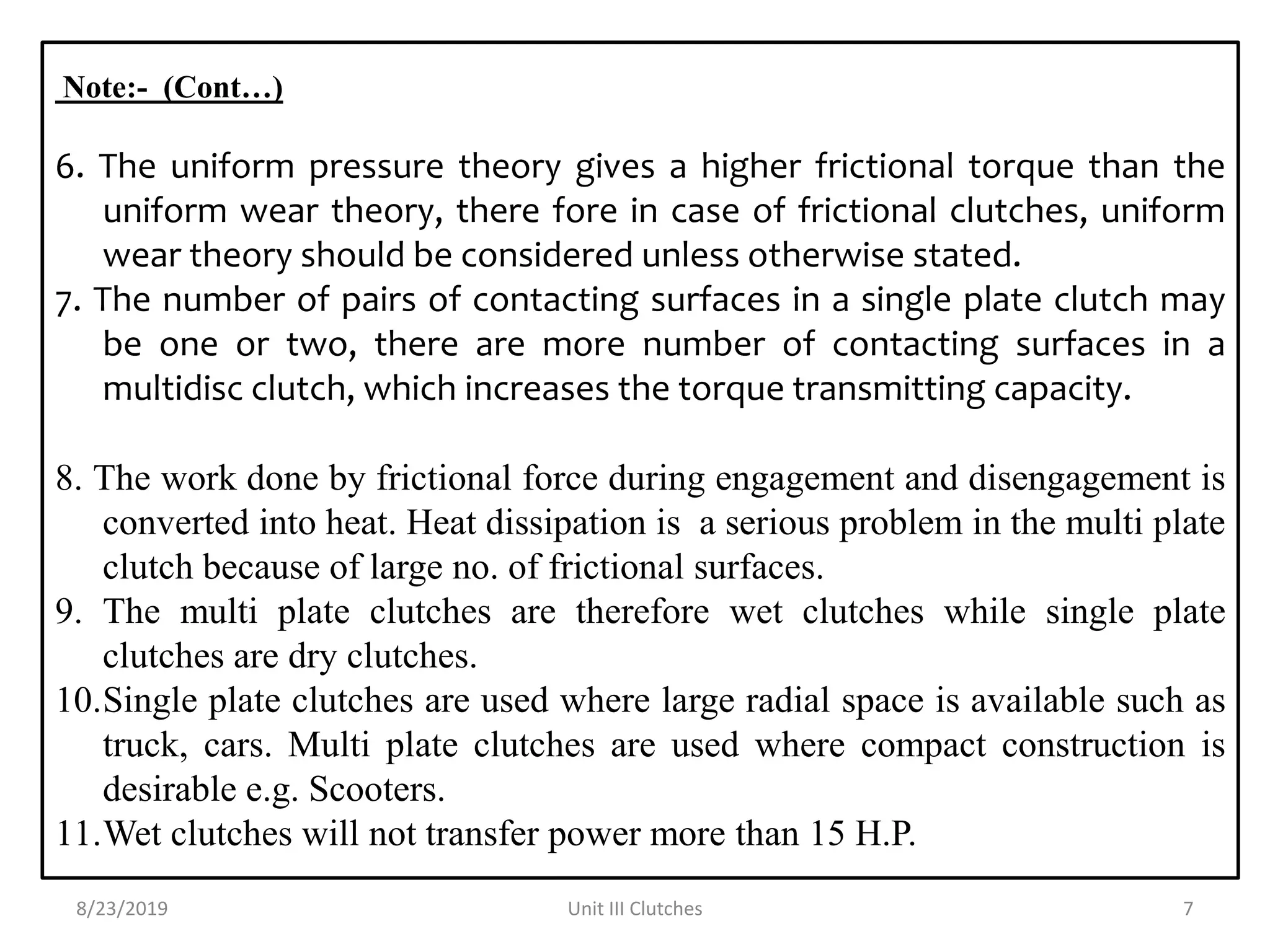 Unit 3.2 Design of Clutches | PDF