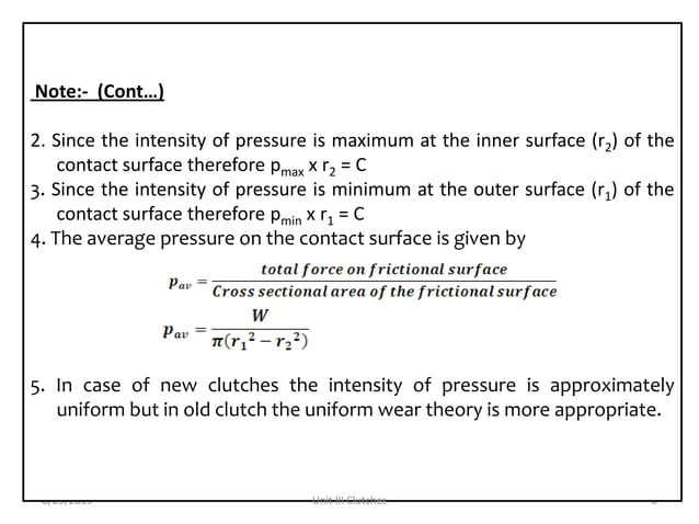 Unit 3.2 Design of Clutches | PDF