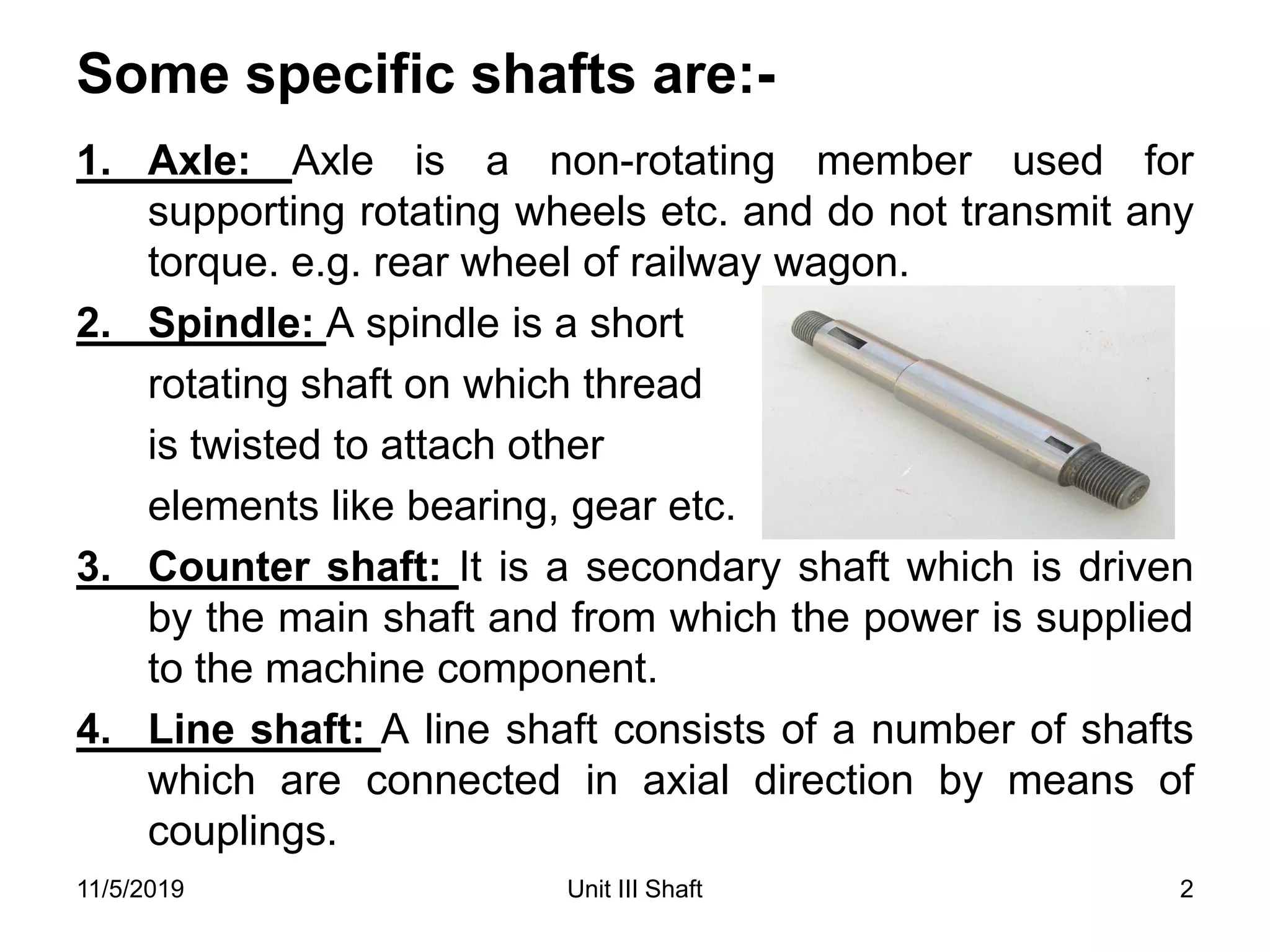 Unit 3.1 Design of Shaft | PDF