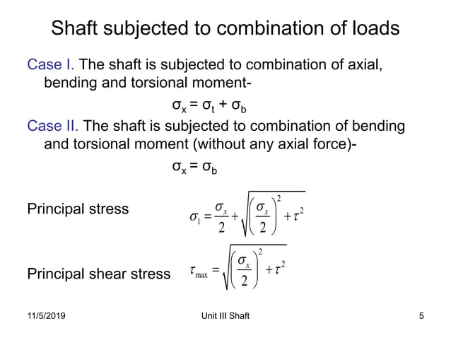 Unit 3.1 Design of Shaft | PDF | Physics | Science