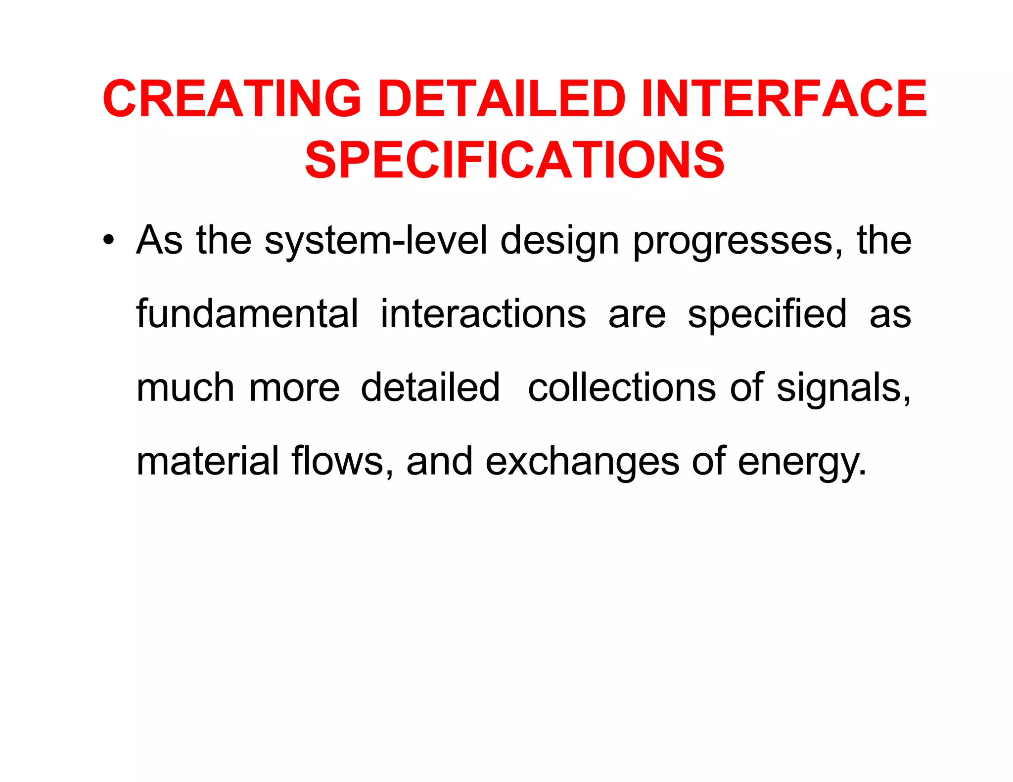 Unit 3.8 creating detailed interface specifications | PPT