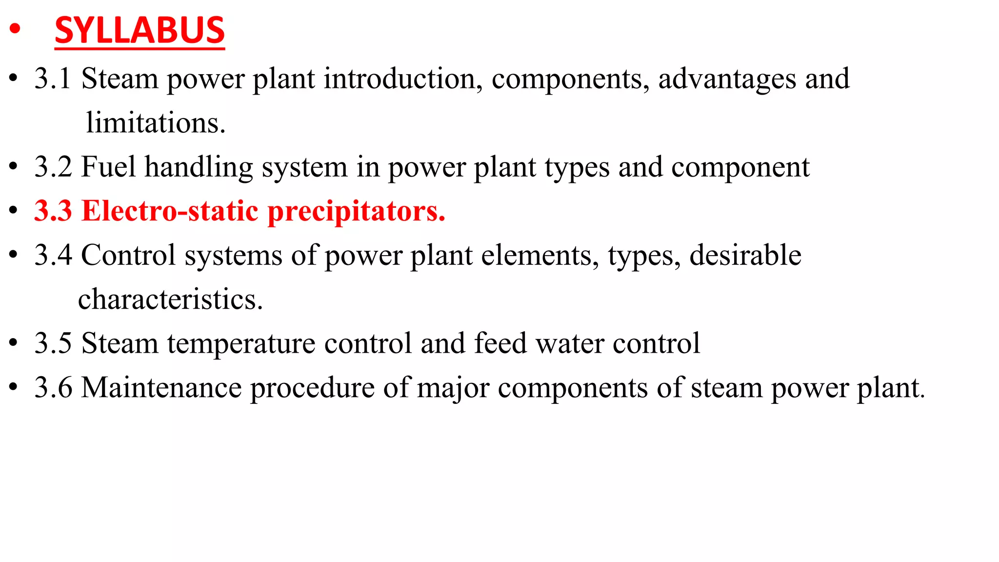 Steam power plants | PPTX