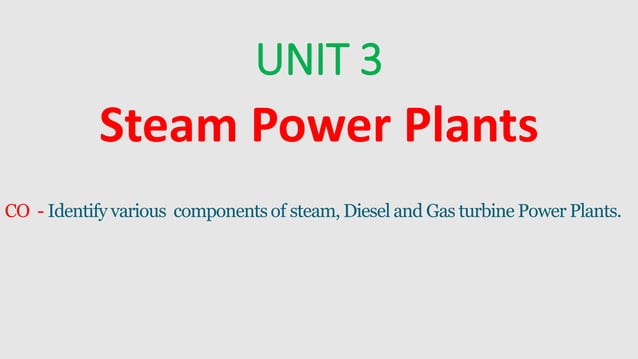 Steam power plants | PPTX | Power and Energy Industry | Industries