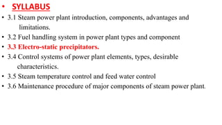 Steam power plants | PPTX