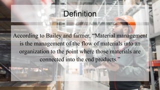 Material Management - Module 3 | PPTX