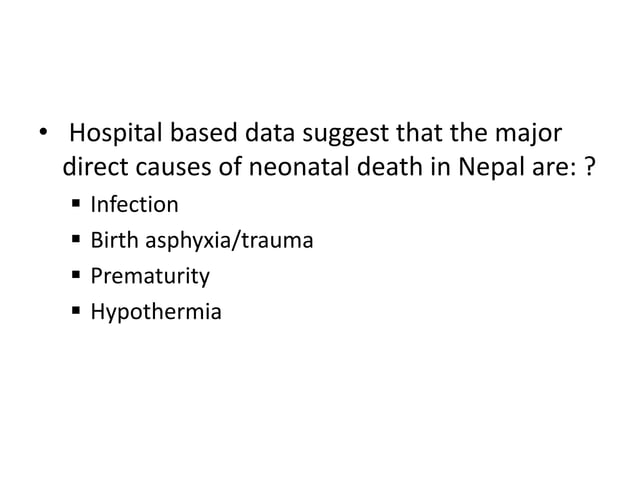 national neonatal health stratigies 2004 | PPTX | Pregnancy | Reproductive Health