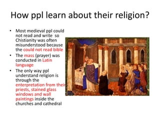 Unit 3.4 the medieval church | PPTX