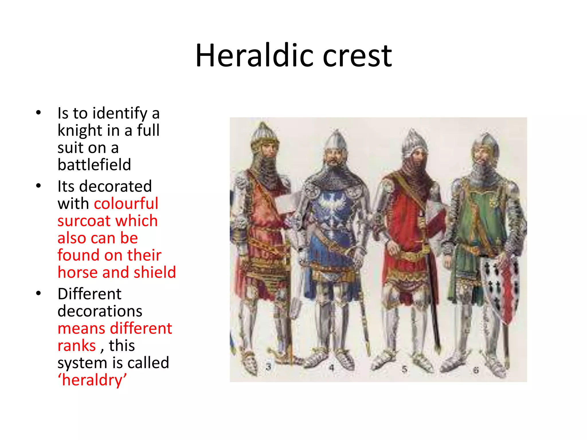 Unit 3.3 the medieval knight | PPTX