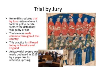 Unit 3.5 the medieval crime and punishment | PPTX