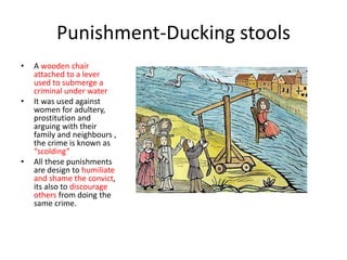 Unit 3.5 the medieval crime and punishment | PPTX