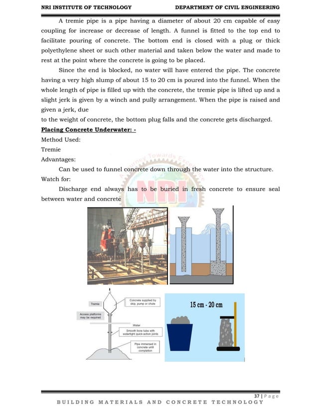 Building Materials and Concrete Technology Unit 3 | PDF