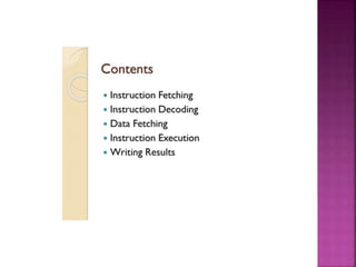 Instruction Cycle | PPT