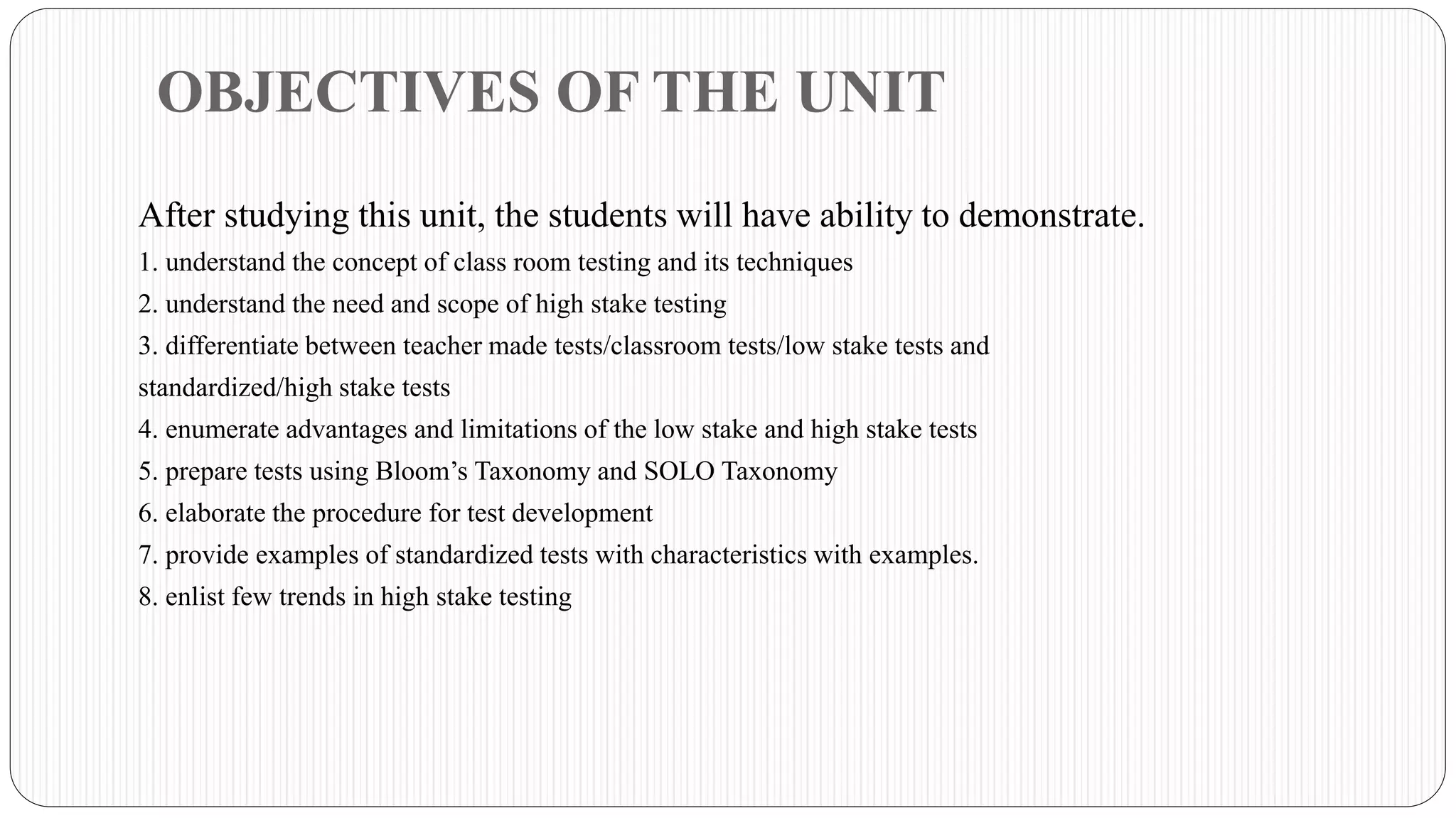 TEST DEVELOPMENT AND EVALUATION (6462) | PDF
