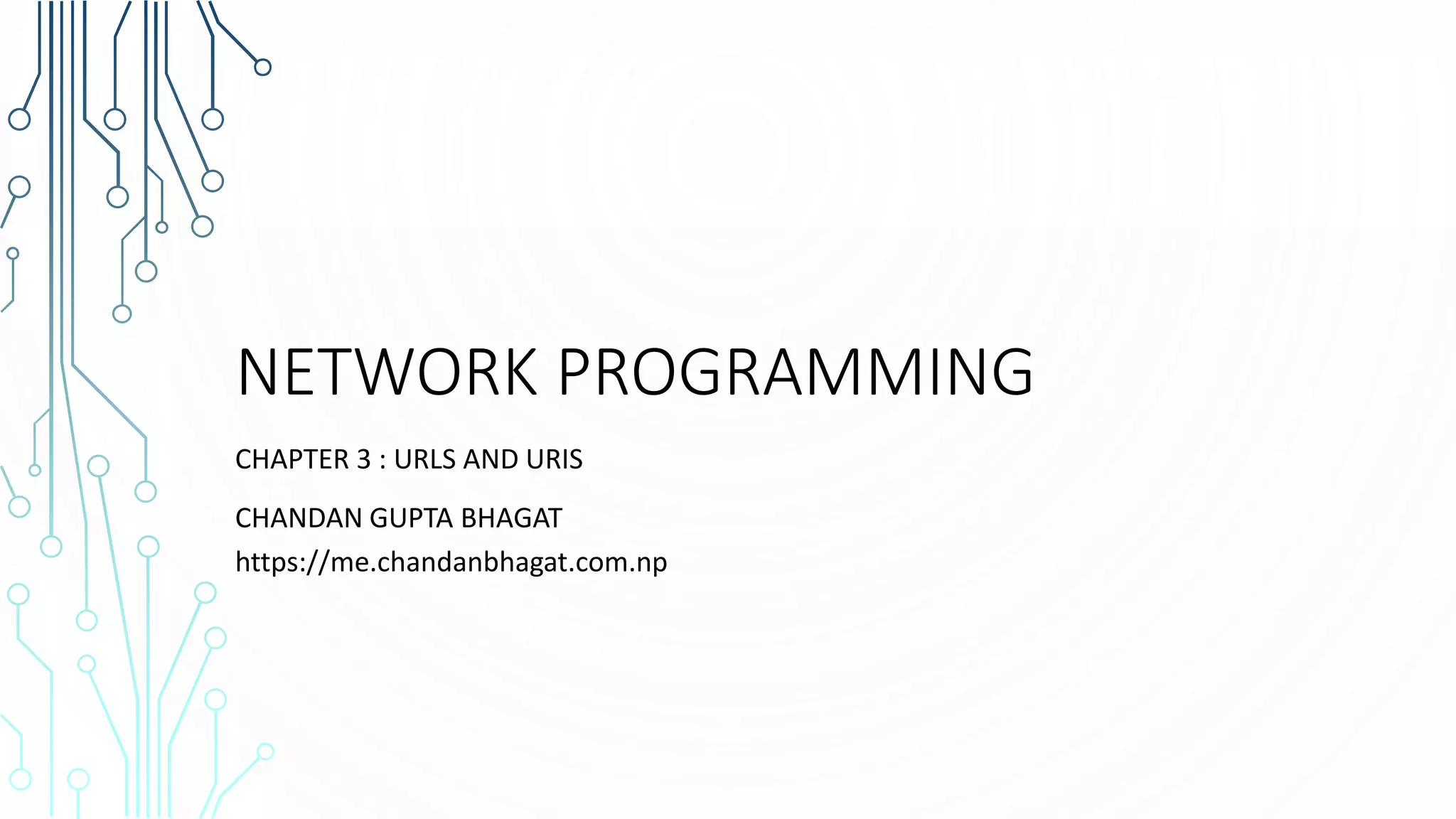 Unit 3 - URLs and URIs | PPTX