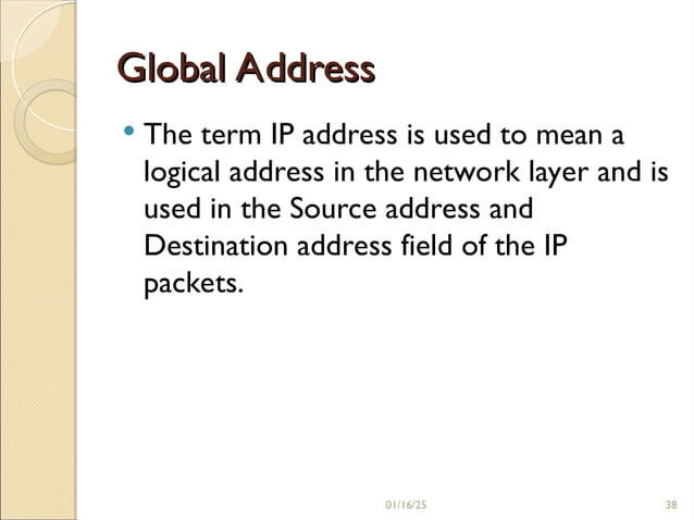 Unit3 Ppt Computer Networks Network Layer Ppt
