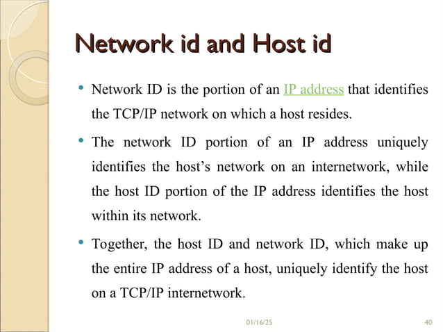 Unit3 Ppt Computer Networks Network Layer Ppt