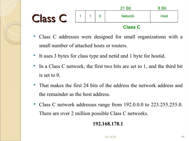 Unit3 Ppt Computer Networks Network Layer Ppt