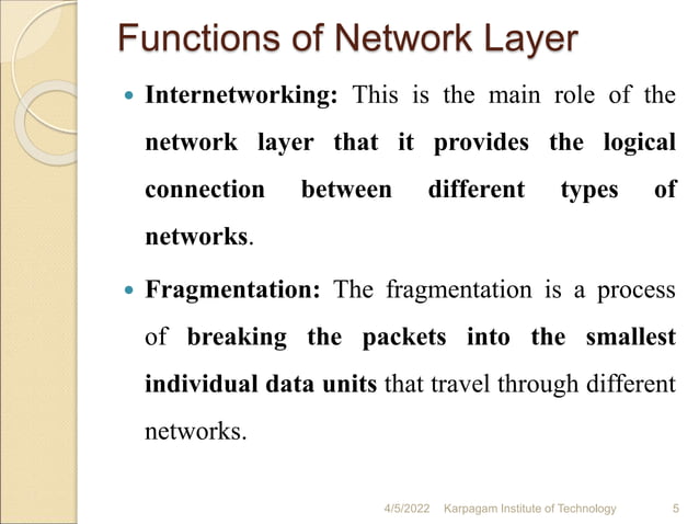 Unit 3 Network Layer PPT | PPT