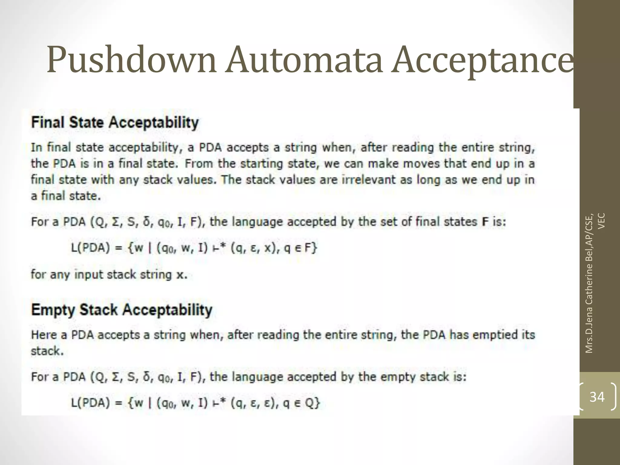 Theory of Computation Unit 3 | PPTX