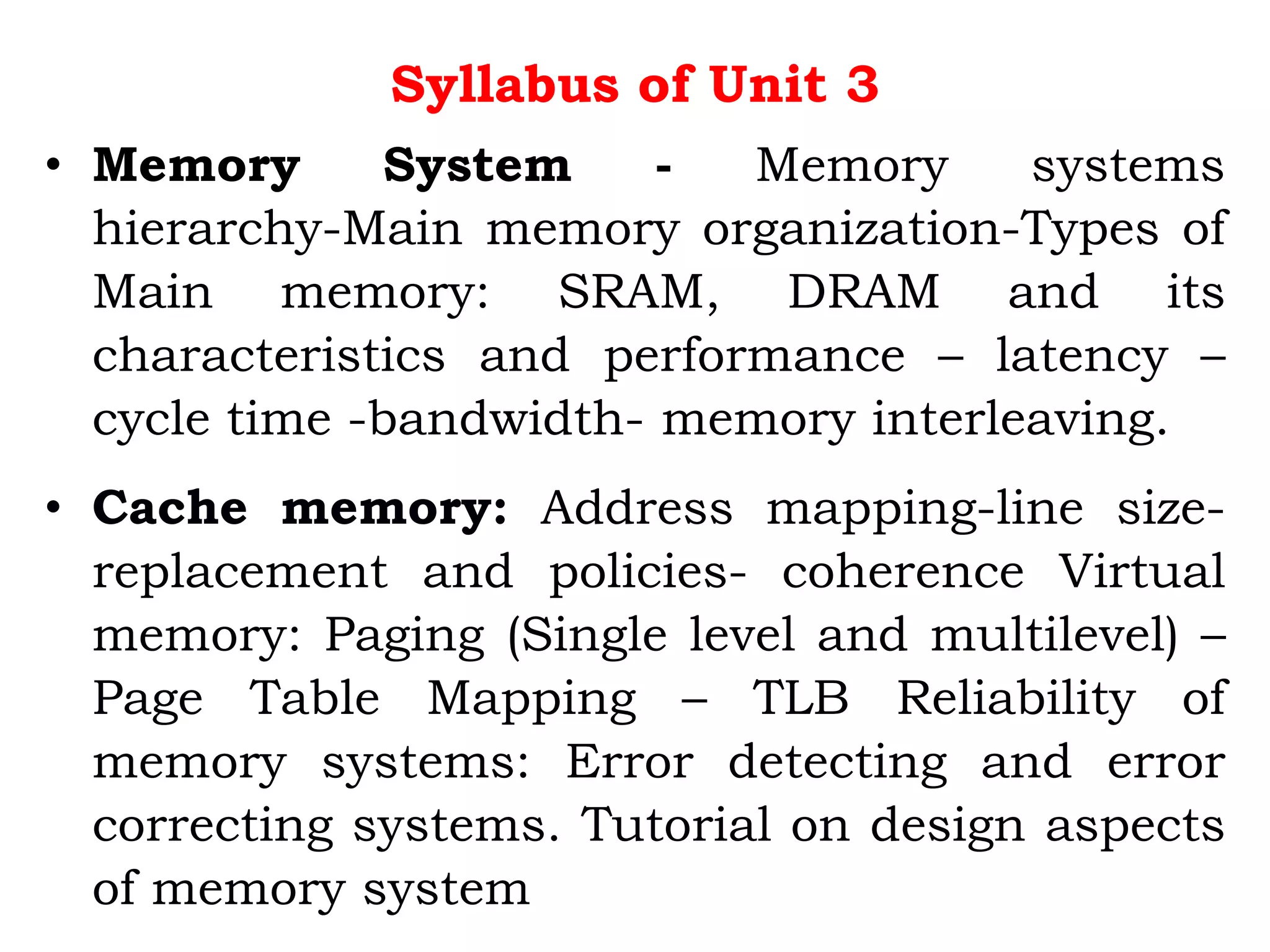 computer architecture and organisation | PPT