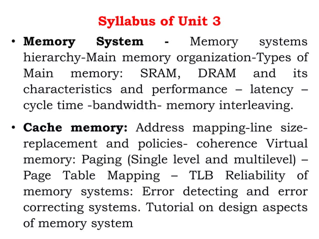 computer architecture and organisation | PPT