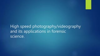 Crime Scene Photography | PPTX