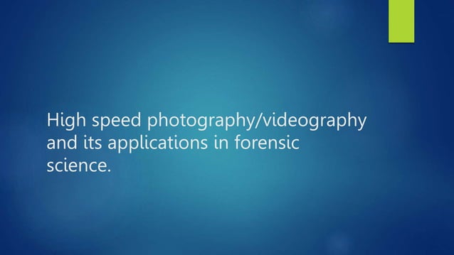 Crime Scene Photography | PPTX