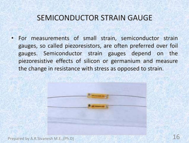 MR3491 SENSORS AND INSTRUMENTATION (UNIT III - FORCE, MAGNETIC AND ...