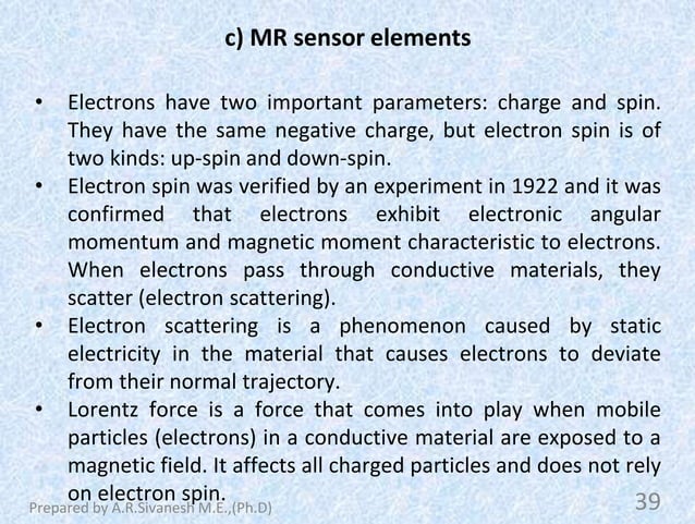 MR3491 SENSORS AND INSTRUMENTATION (UNIT III - FORCE, MAGNETIC AND HEADING SENSORS) | PPTX