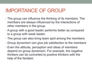 GROUP DYNAMICS | PPT