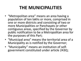 Unit III Governments of the States and Local Government | PPTX