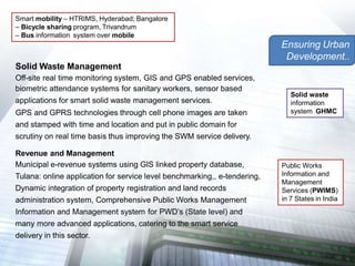 Smart city Developments in India | PPTX