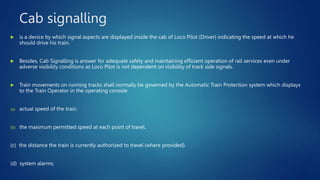 Signaling system in metro systems and engineering | PPTX