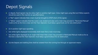 Signaling system in metro systems and engineering | PPTX