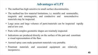 Non-destructive testing(NDT) is a wide group of analysis techniques | PPTX