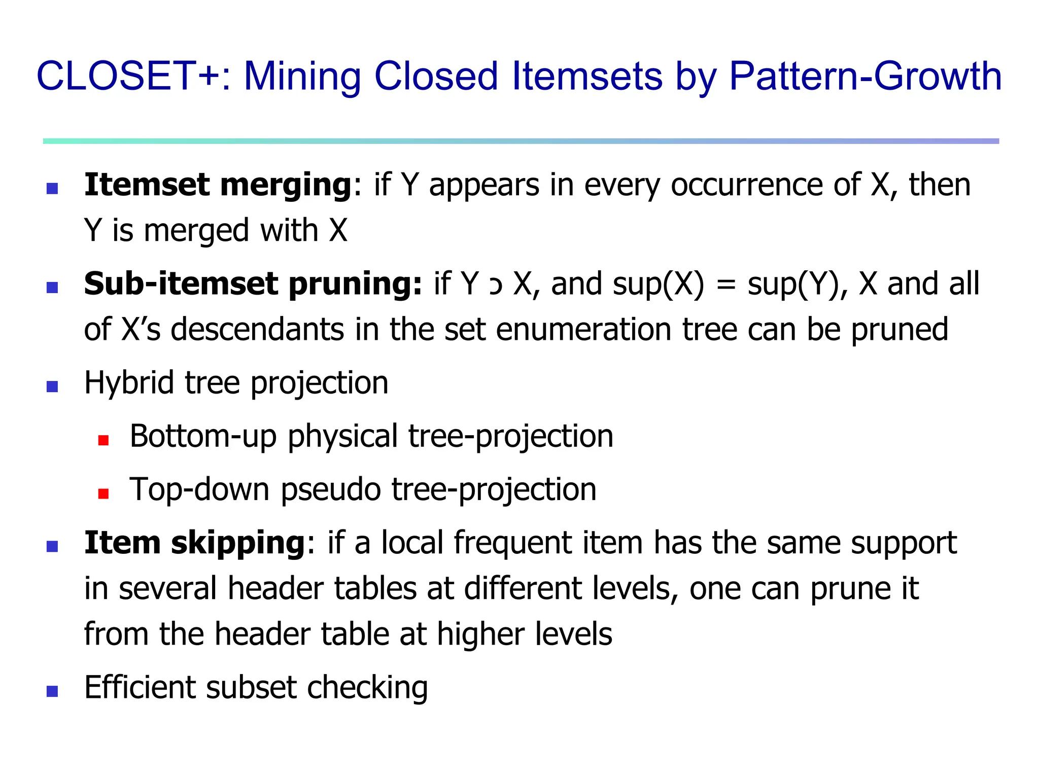 Unit 32 Mining Frquent Patterns Part1ppt Databases Computer Software And Applications