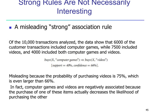 UNIT 3.2 -Mining Frquent Patterns (part1).ppt | Databases | Computer Software and Applications