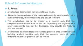 software engineering Architecture and design Unit 3.pptx