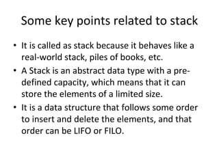 Stacks and Queue,Concept of Stack,LIFO,Fifo, | PPTX | Programming Languages | Computing