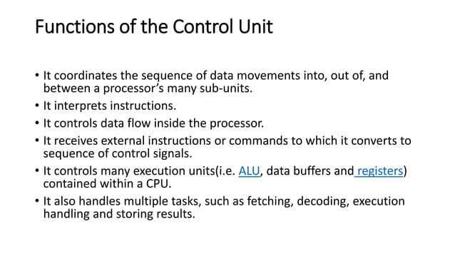 COMPUTER SYSTEM ARCHITECTURE UNIT 3 FULL SLIDES | PPTX