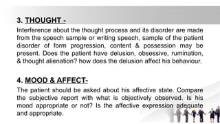 UNIT 3. ASSESSMENT OF MENTAL HEALTH STATUS | PPTX