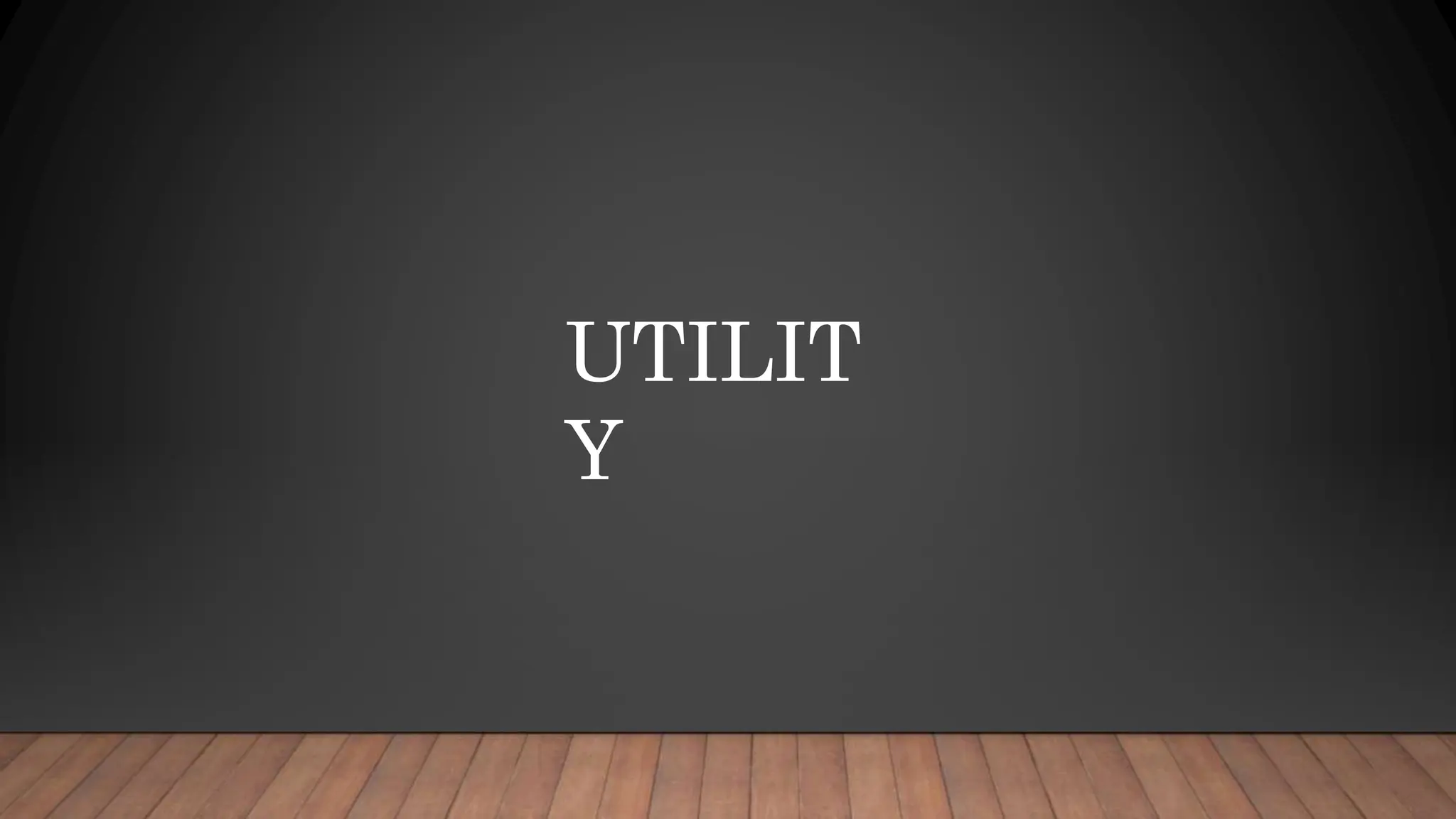 Utility, Related Concepts and Law of DMU. | PPTX