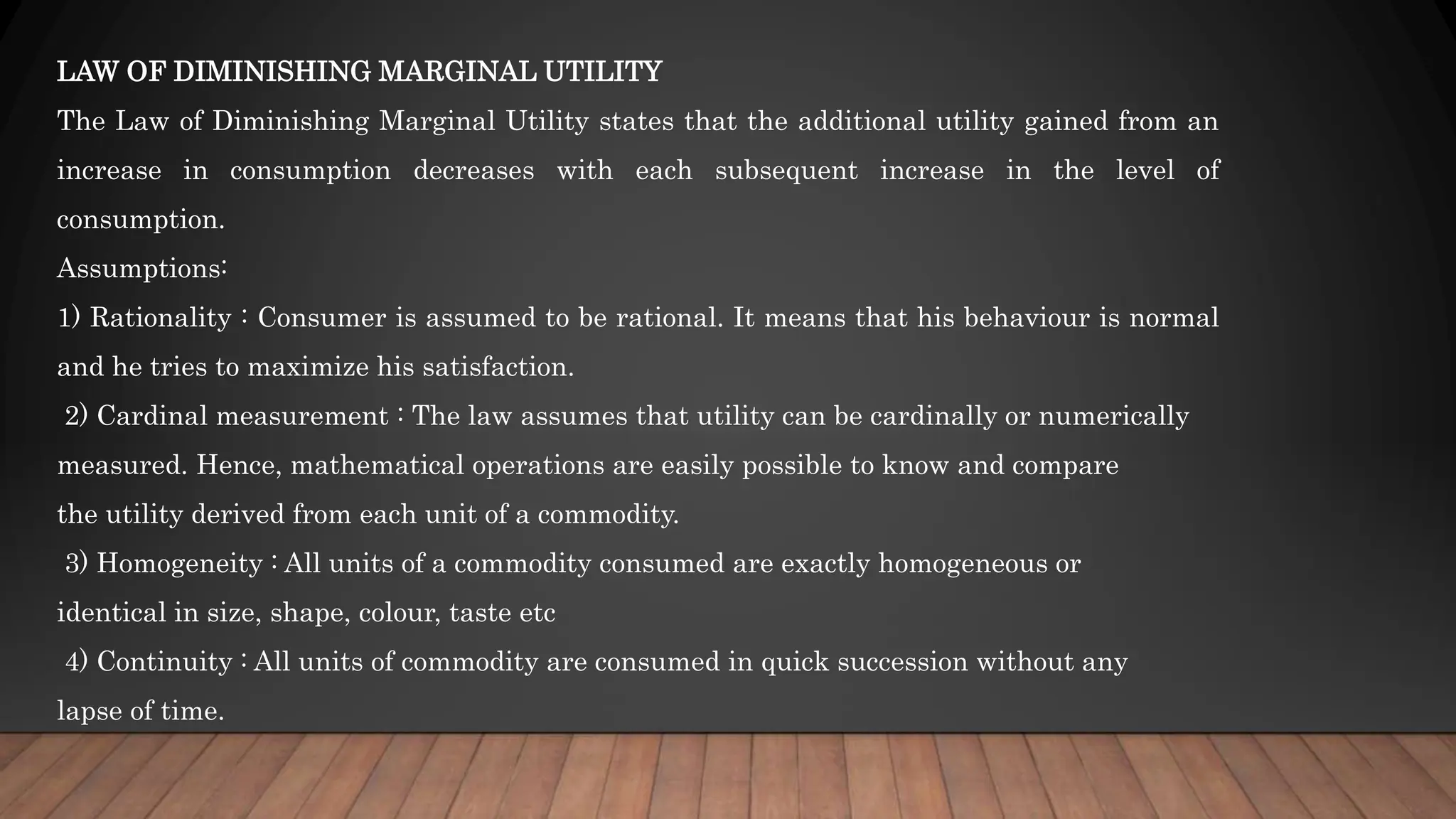 Utility, Related Concepts and Law of DMU. | PPTX