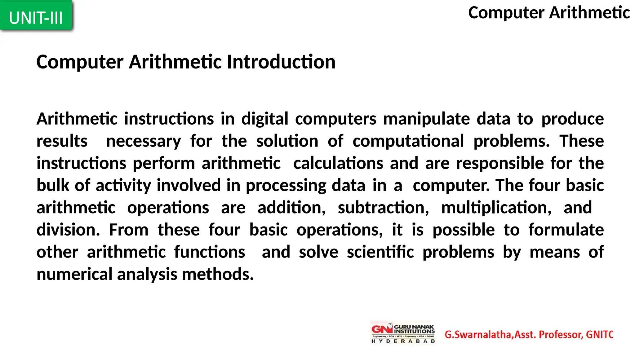 UNIT 3 COA PPT of syllabus JNTUH PPT.pptx