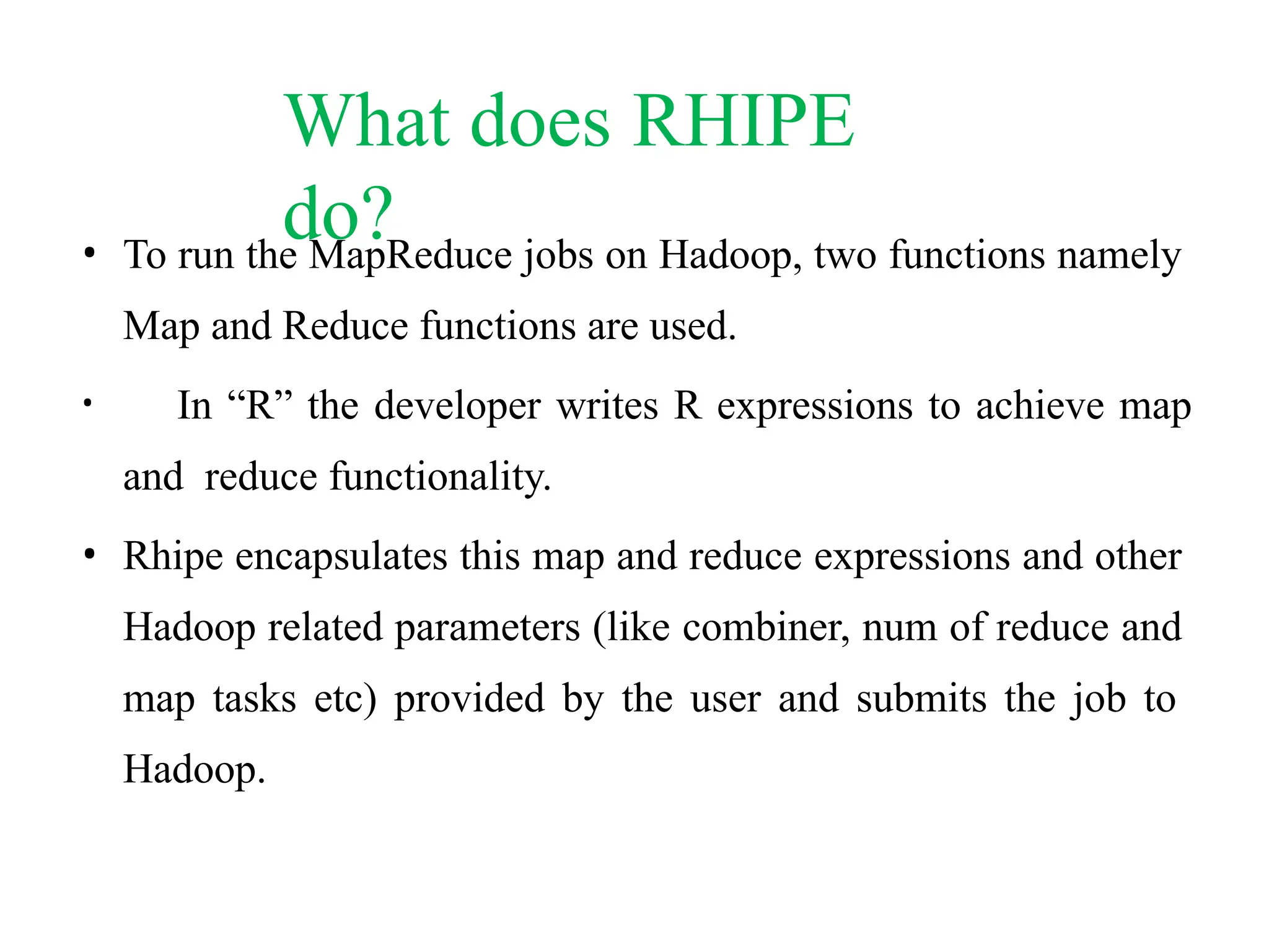 Integration Method of R and Hadoop and Intro | PPTX
