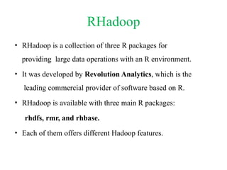 Integration Method of R and Hadoop and Intro | PPTX
