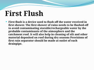 unit3.pptx rainwater harvesting rainwater harvestingrainwater ...