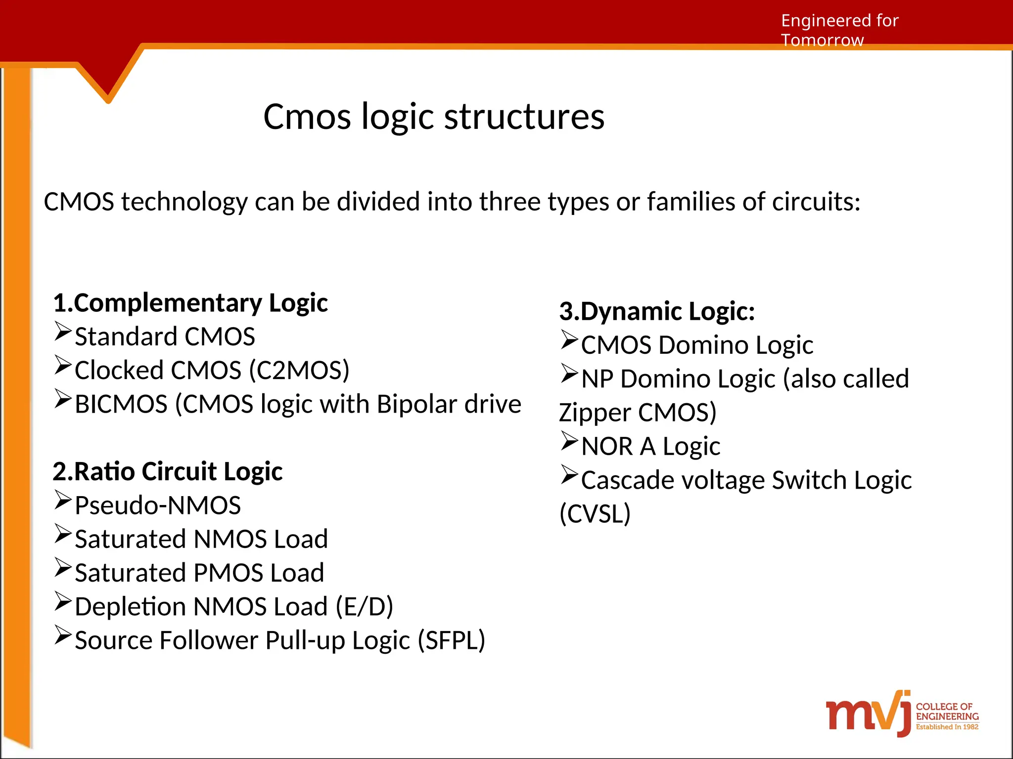 Dynamic CMOS and Domino logic design .ppt | Programming Languages | Computing