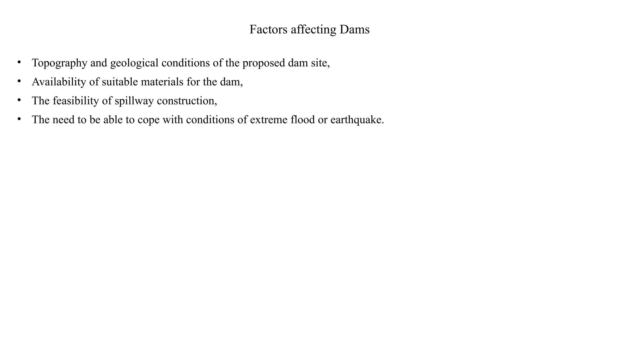 Unit 3 Structures for water storage and diversion | PPT