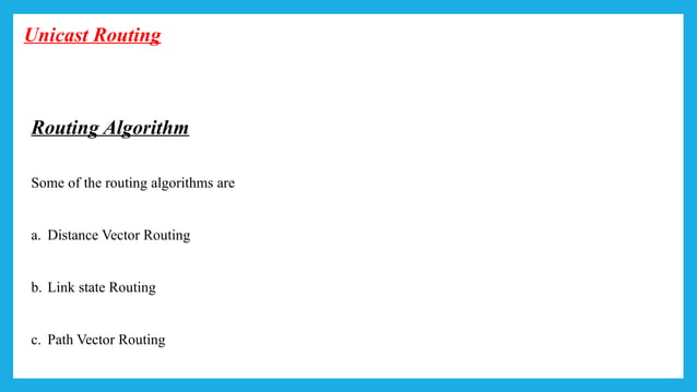 Introduction to network layer and its functions | PPT